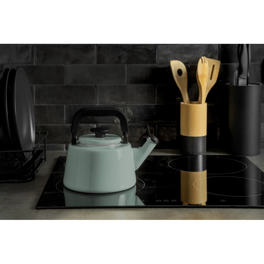 Czajnik emaliowany nowoczesny Forchetto Moderno Aquaverde 2,1l 65026 morski